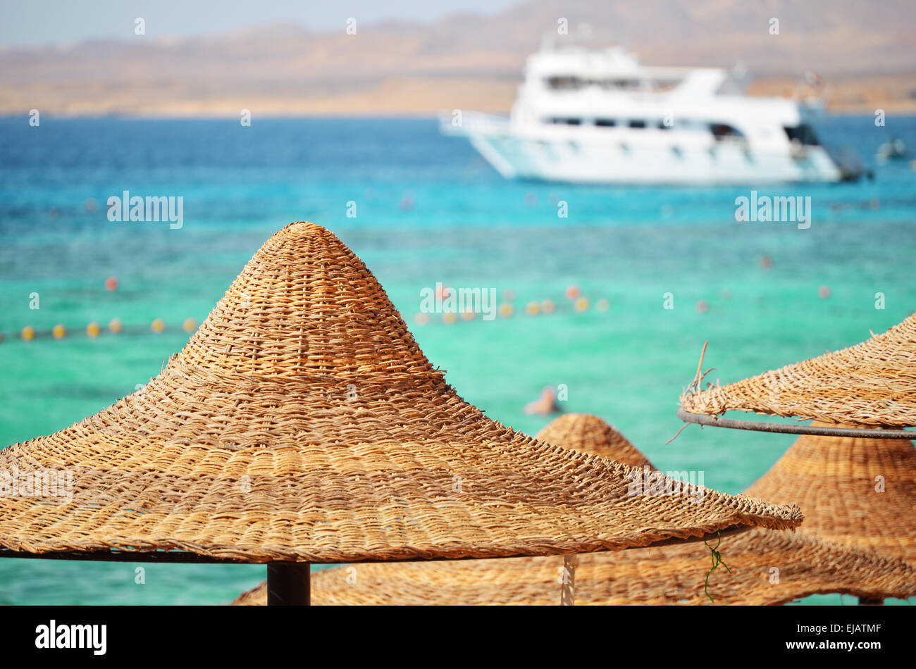 Sea beach during hot summer day Stock Photo - Alamy