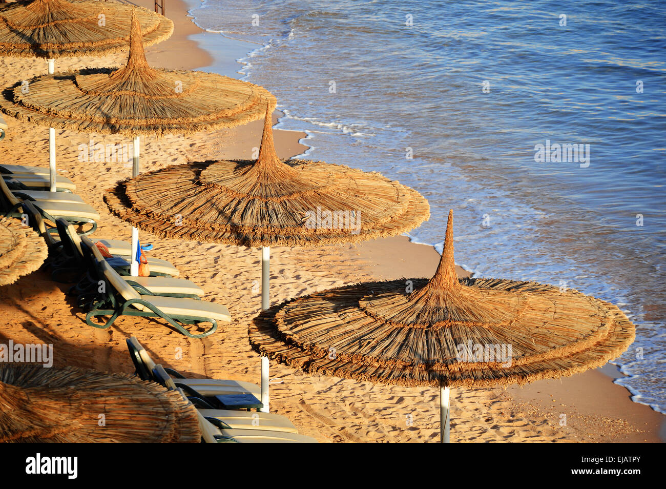 Sea beach during hot summer day Stock Photo - Alamy