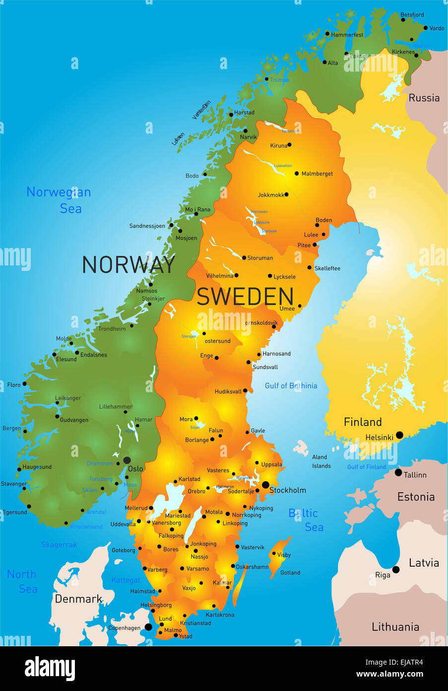 Map of linkoping hi-res stock photography and images - Alamy