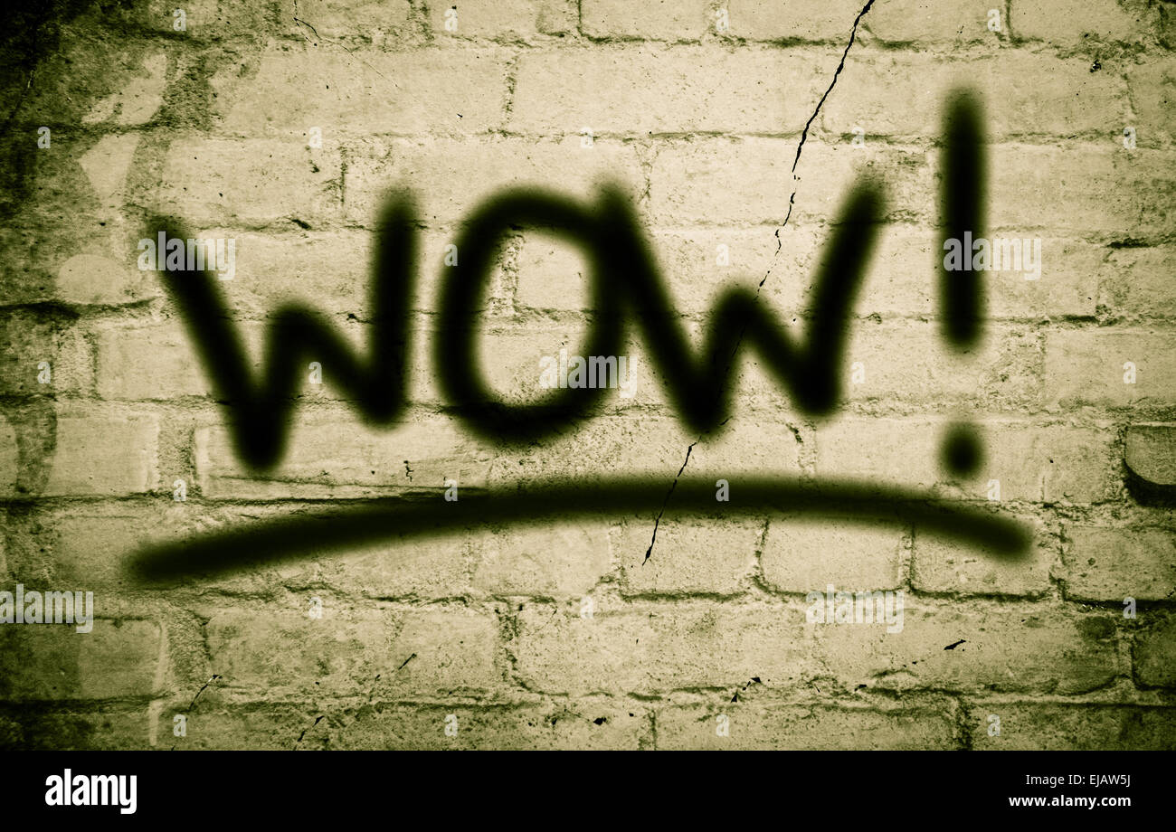 Wow symbol hi-res stock photography and images - Alamy