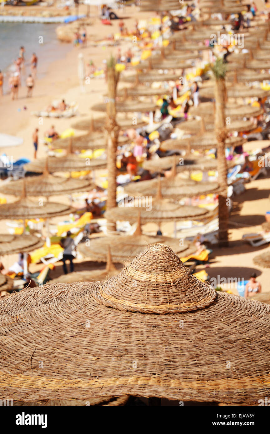 Sea beach during hot summer day Stock Photo - Alamy