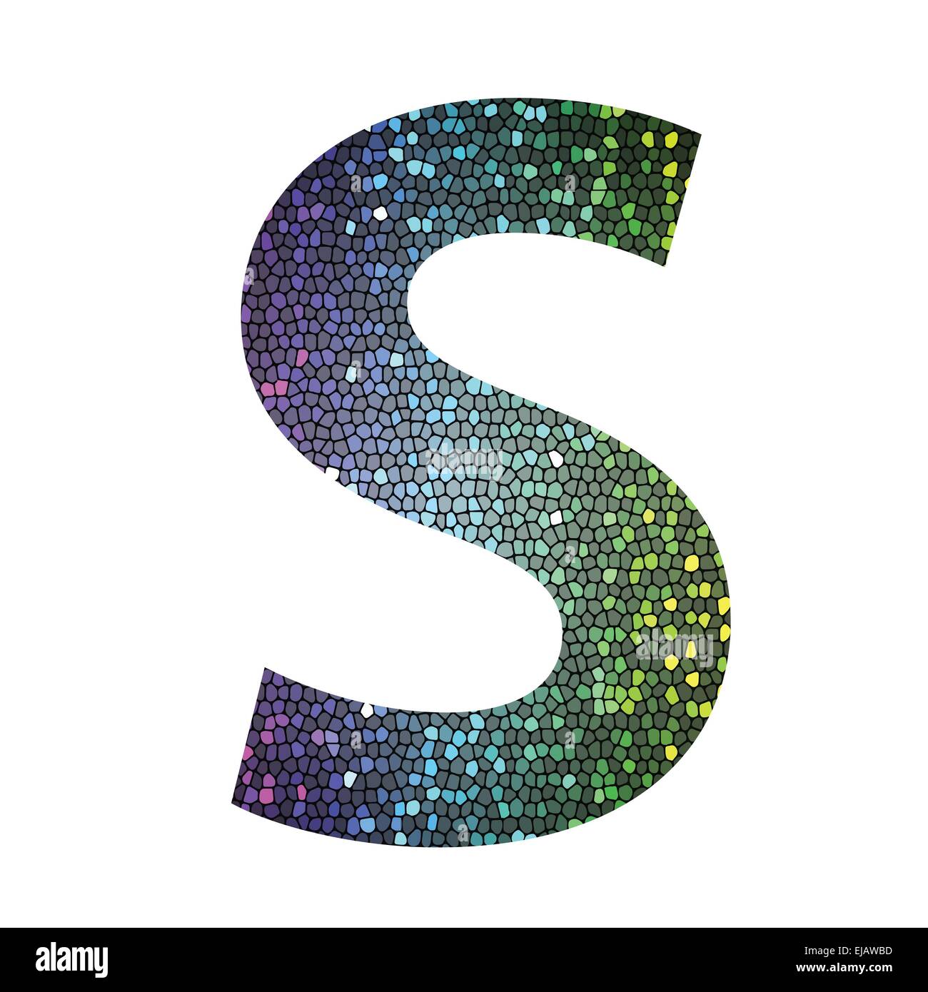 letter S of different colors Stock Photo - Alamy