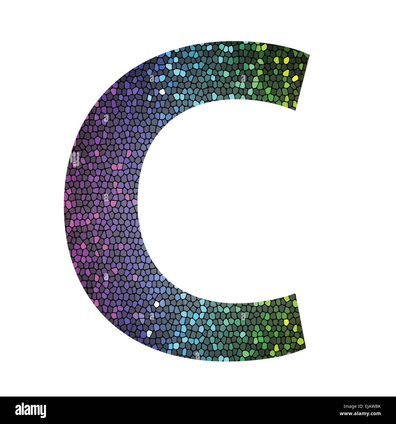 letter C of different colors Stock Photo - Alamy