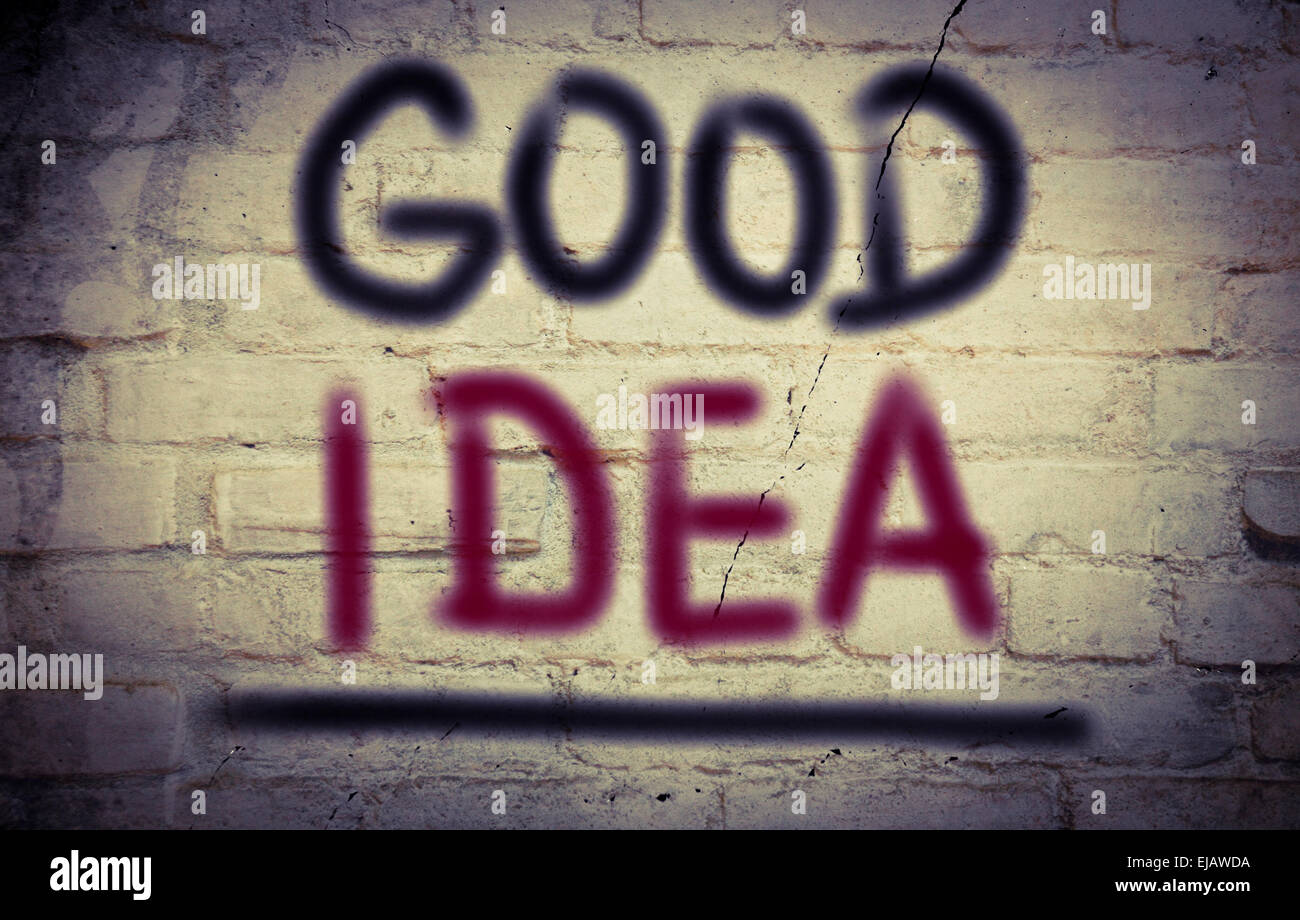 Good Idea Concept Stock Photo - Alamy