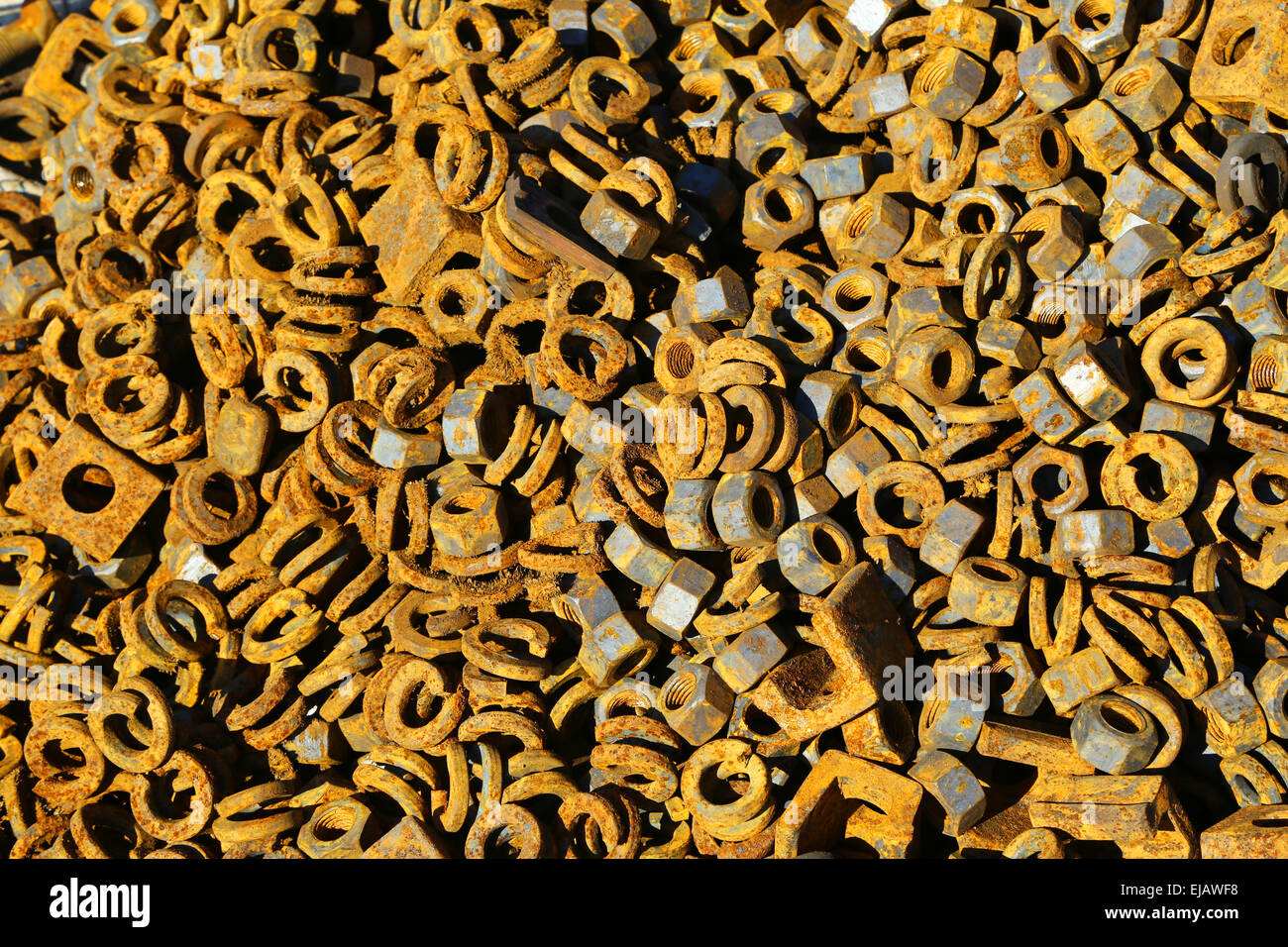 metallic parts, fasteners Stock Photo - Alamy