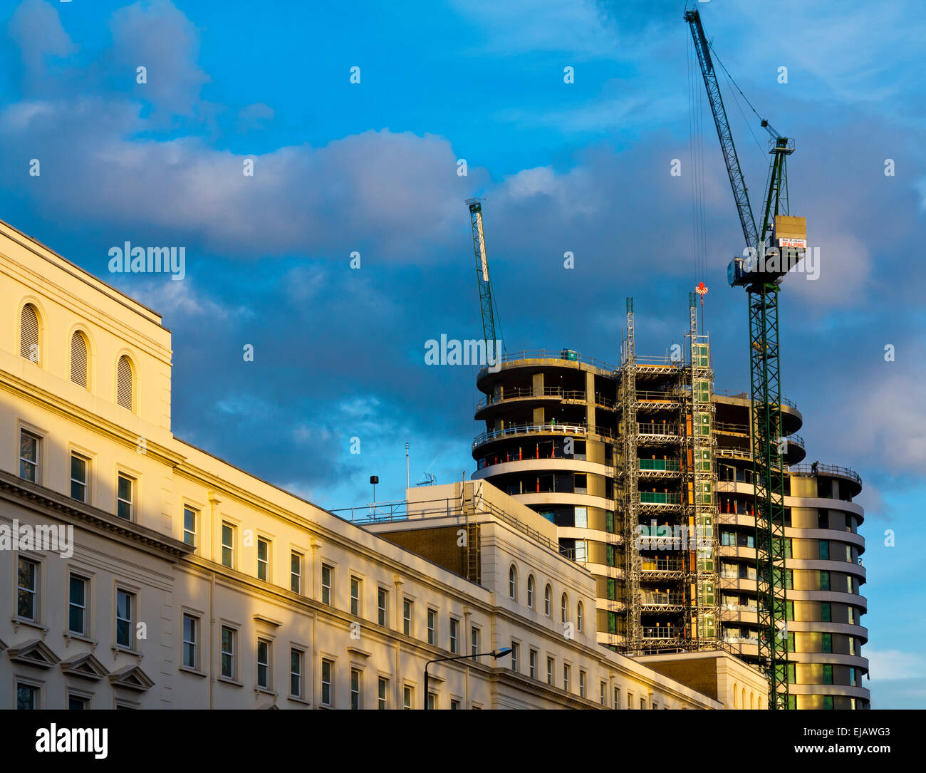 Riverside Walk a residential tower block designed by Stanton Williams ...