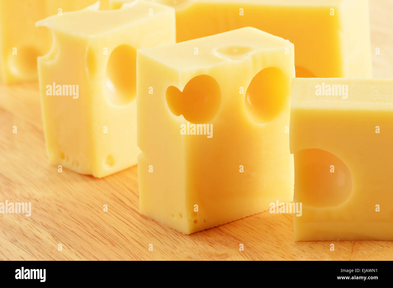 Fresh cheese on breadboard Stock Photo - Alamy