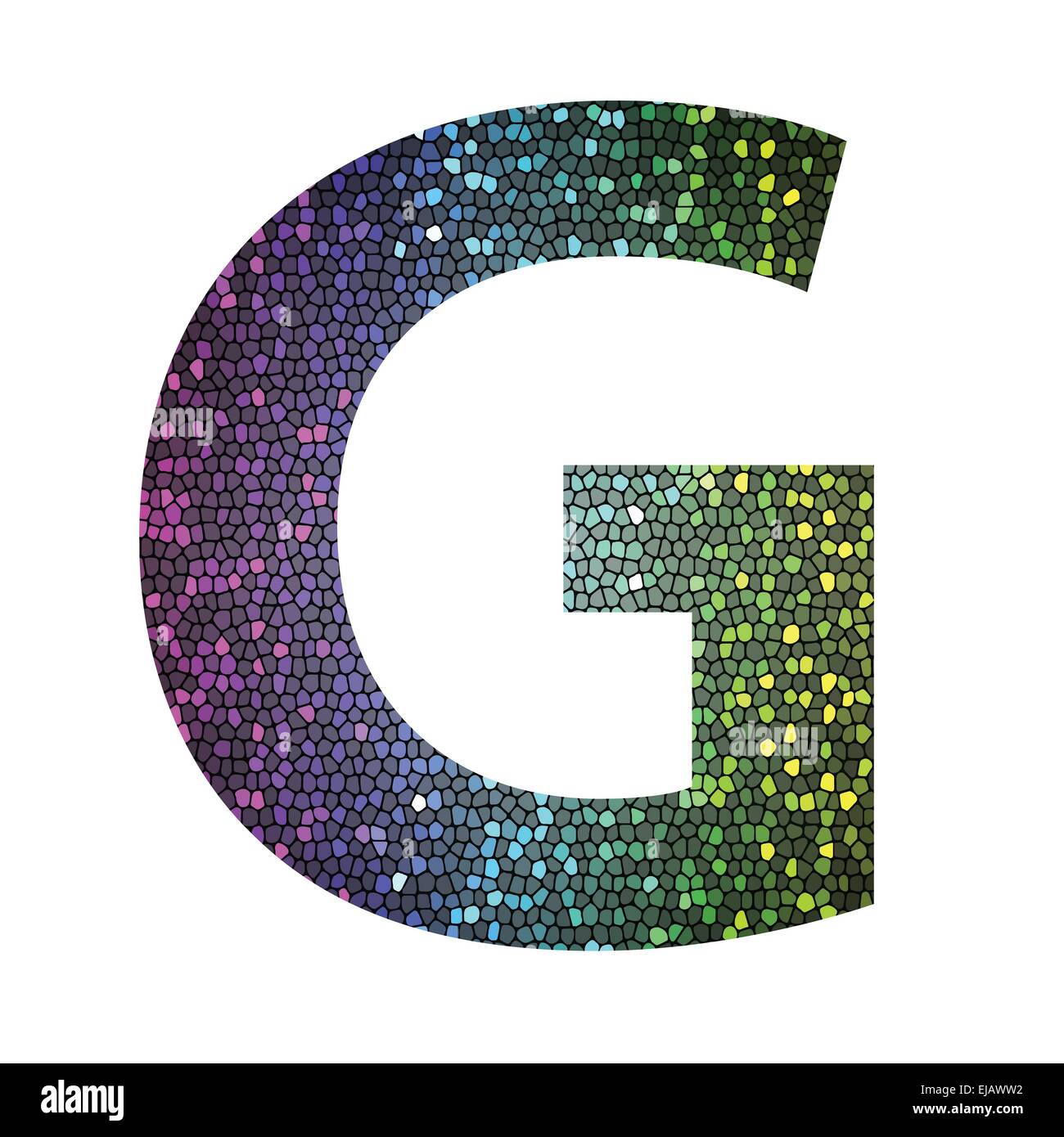 letter G of different colors Stock Photo - Alamy