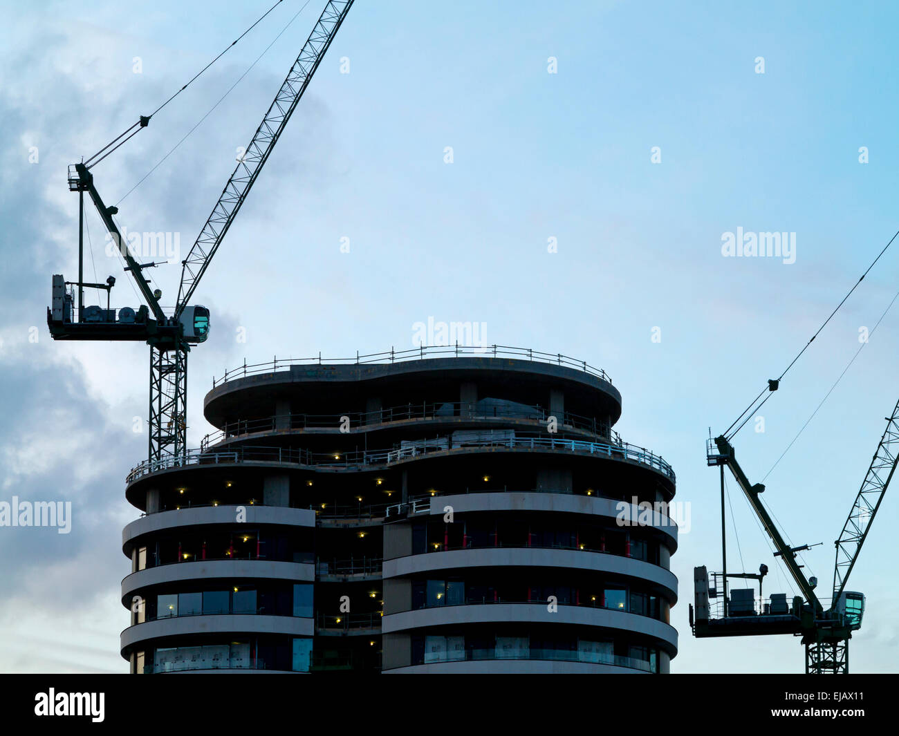 Riverside Walk a residential tower block designed by Stanton Williams ...