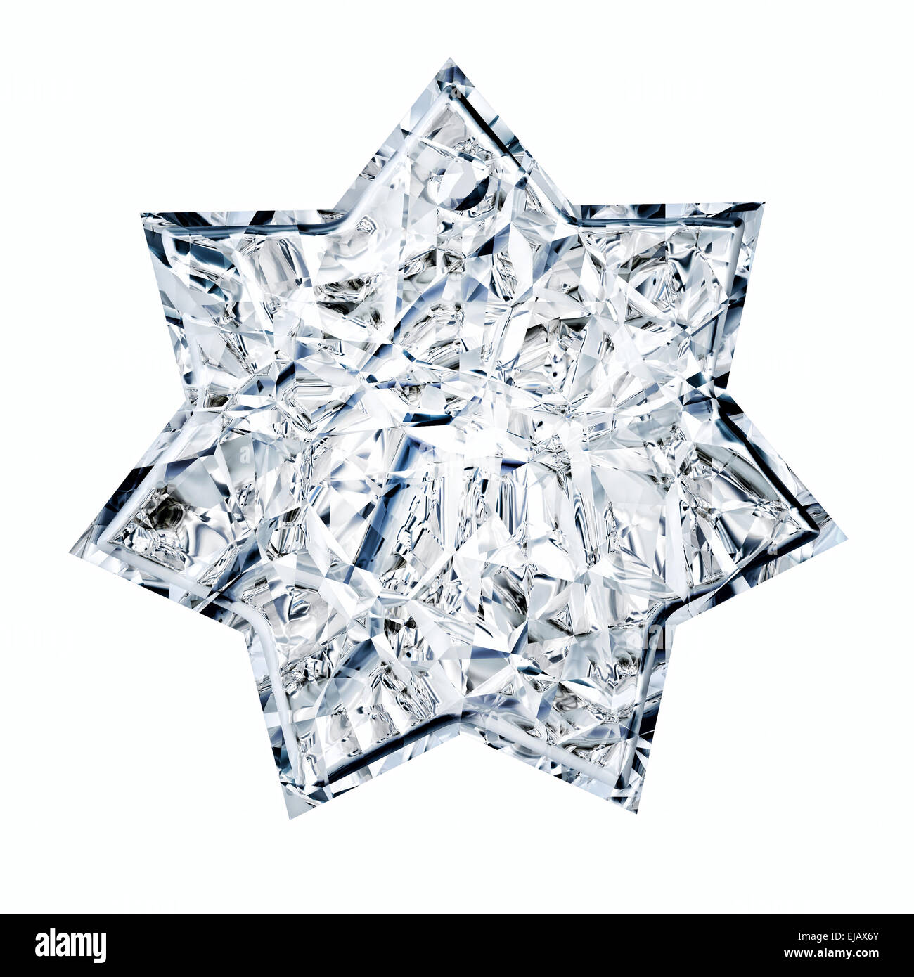 Star in Glass Stock Photo - Alamy