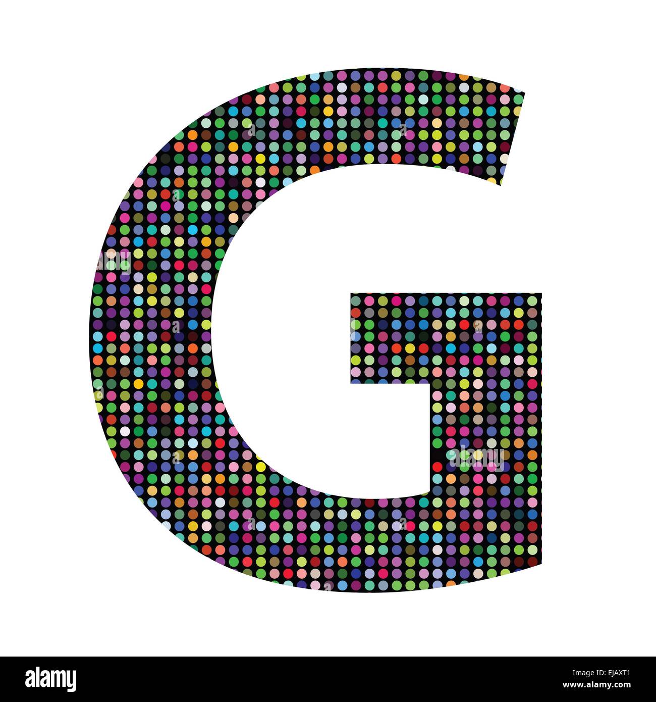 multicolor letter G Stock Photo - Alamy