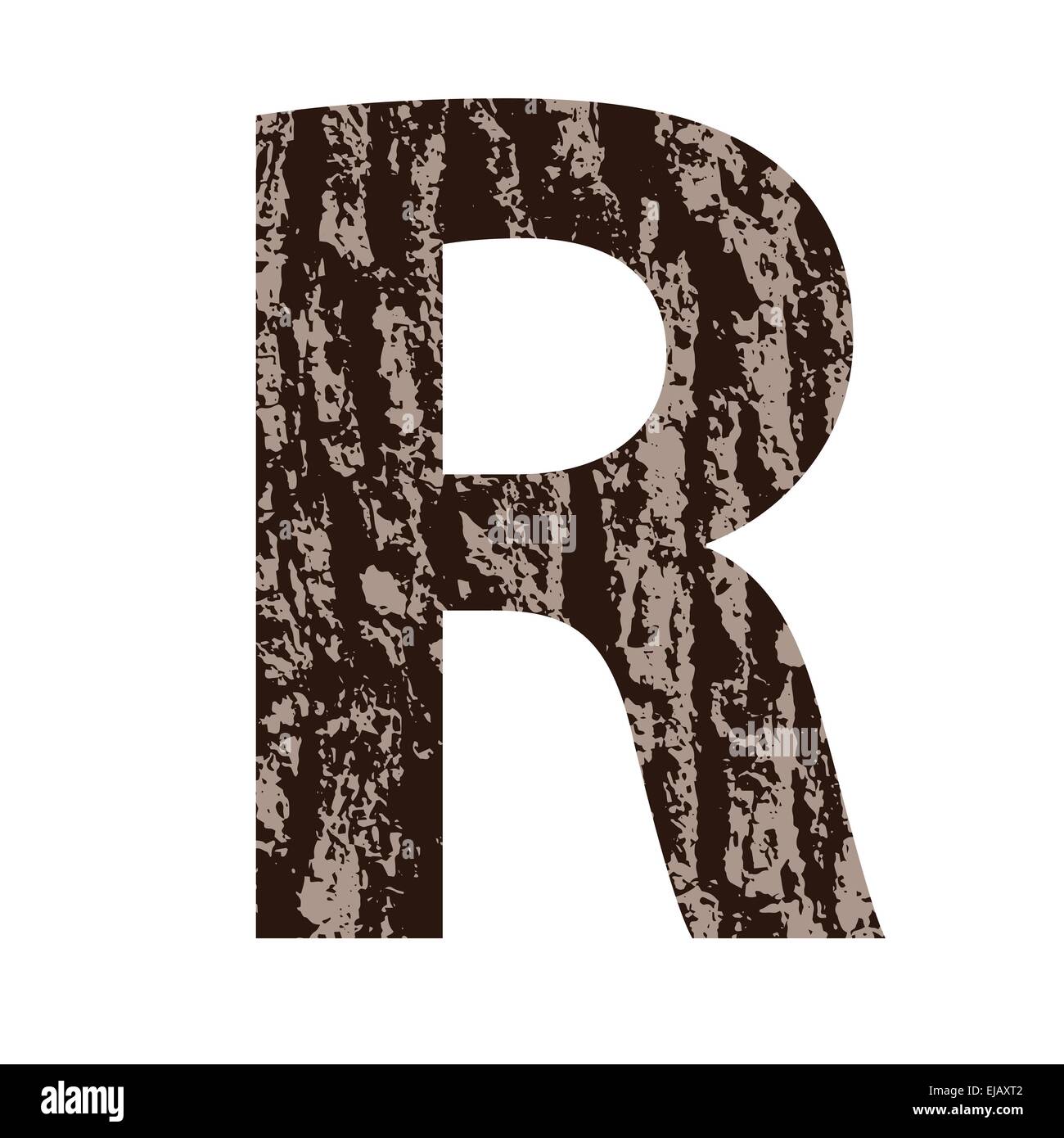 The letter r made of wood hi-res stock photography and images - Alamy