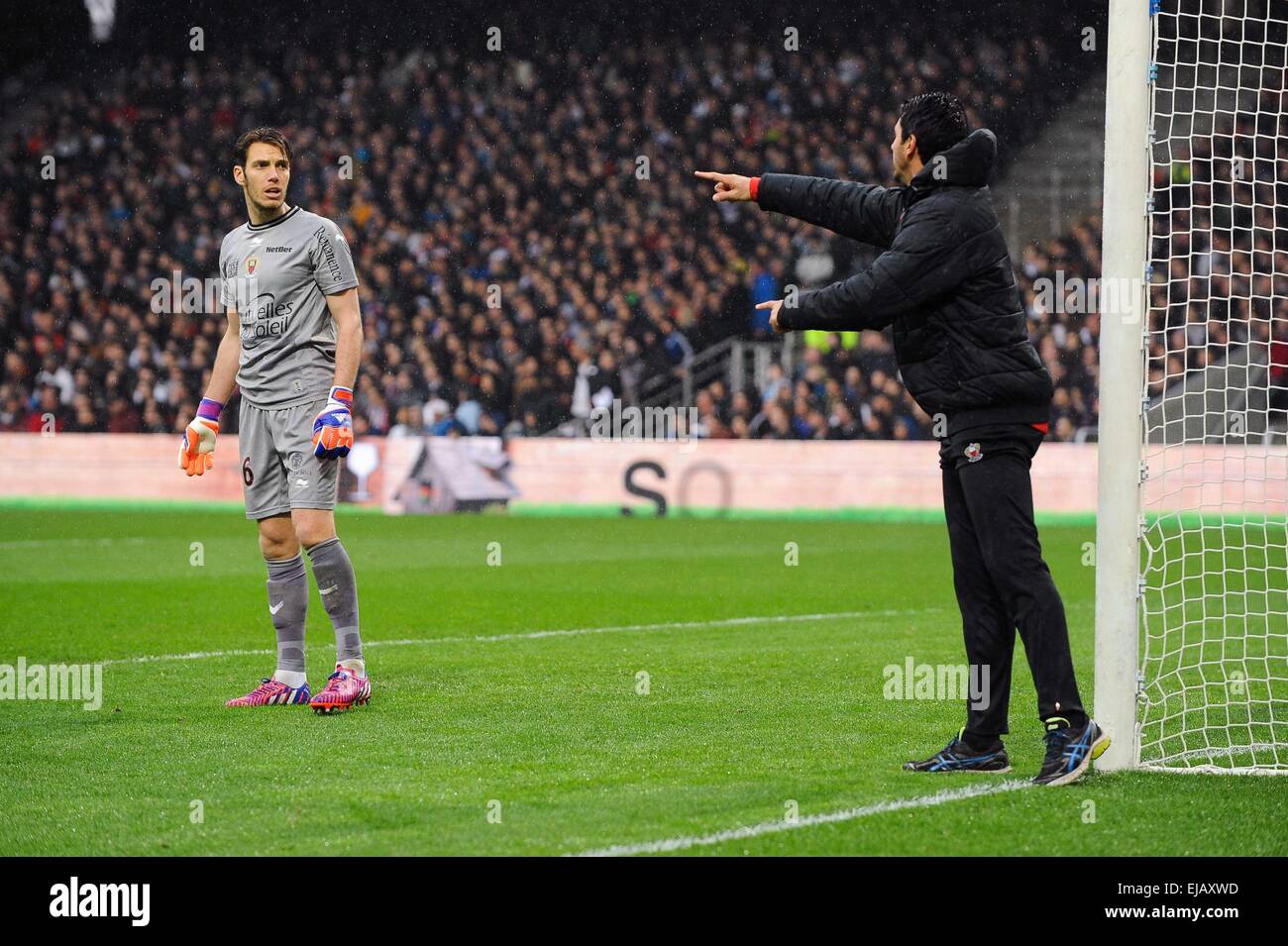 Simon POUPLIN/Lionel LETIZI - 21.03.2015 - Lyon/Nice - 30eme journee de ...