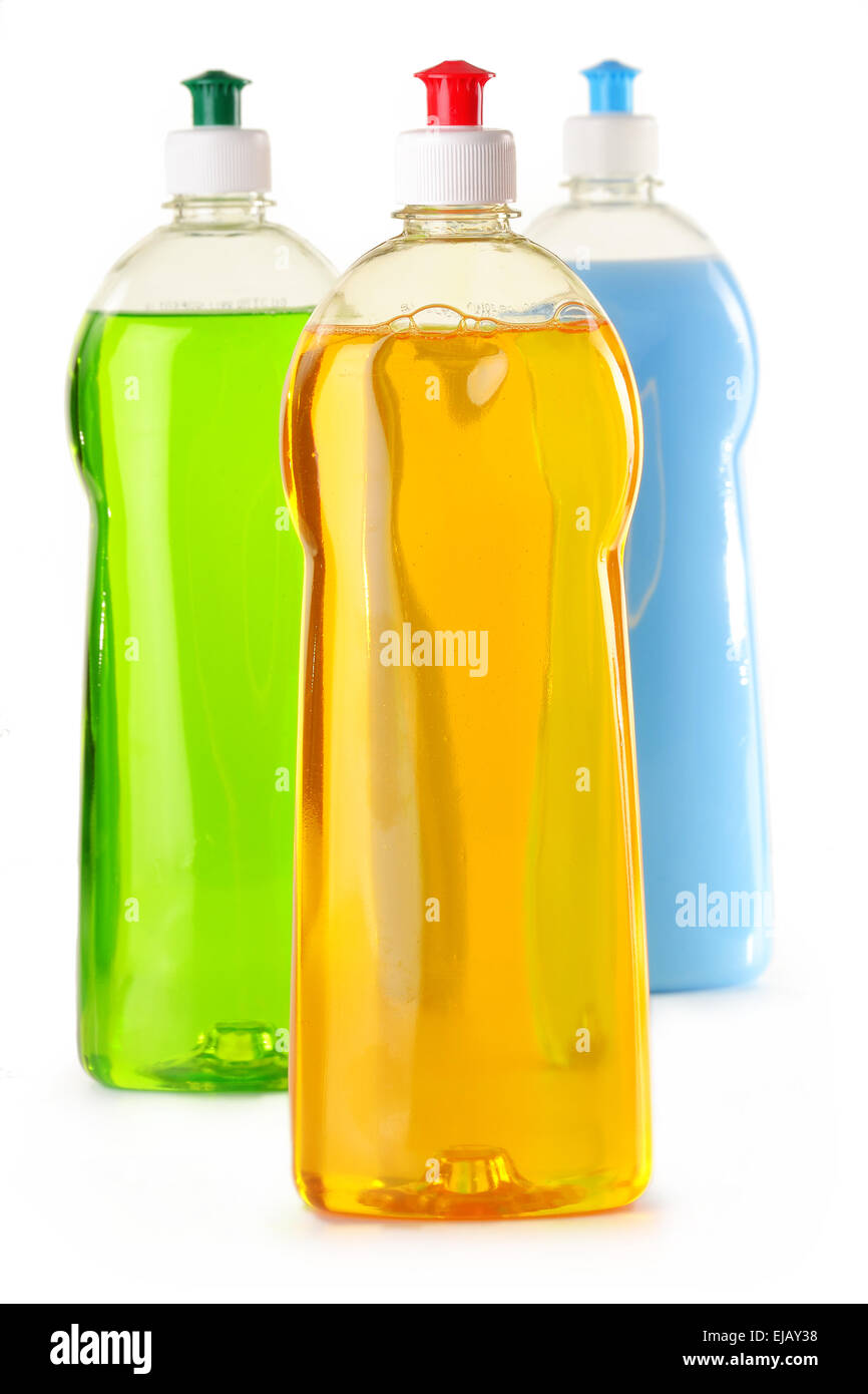 Detergent bottles Cut Out Stock Images & Pictures - Alamy
