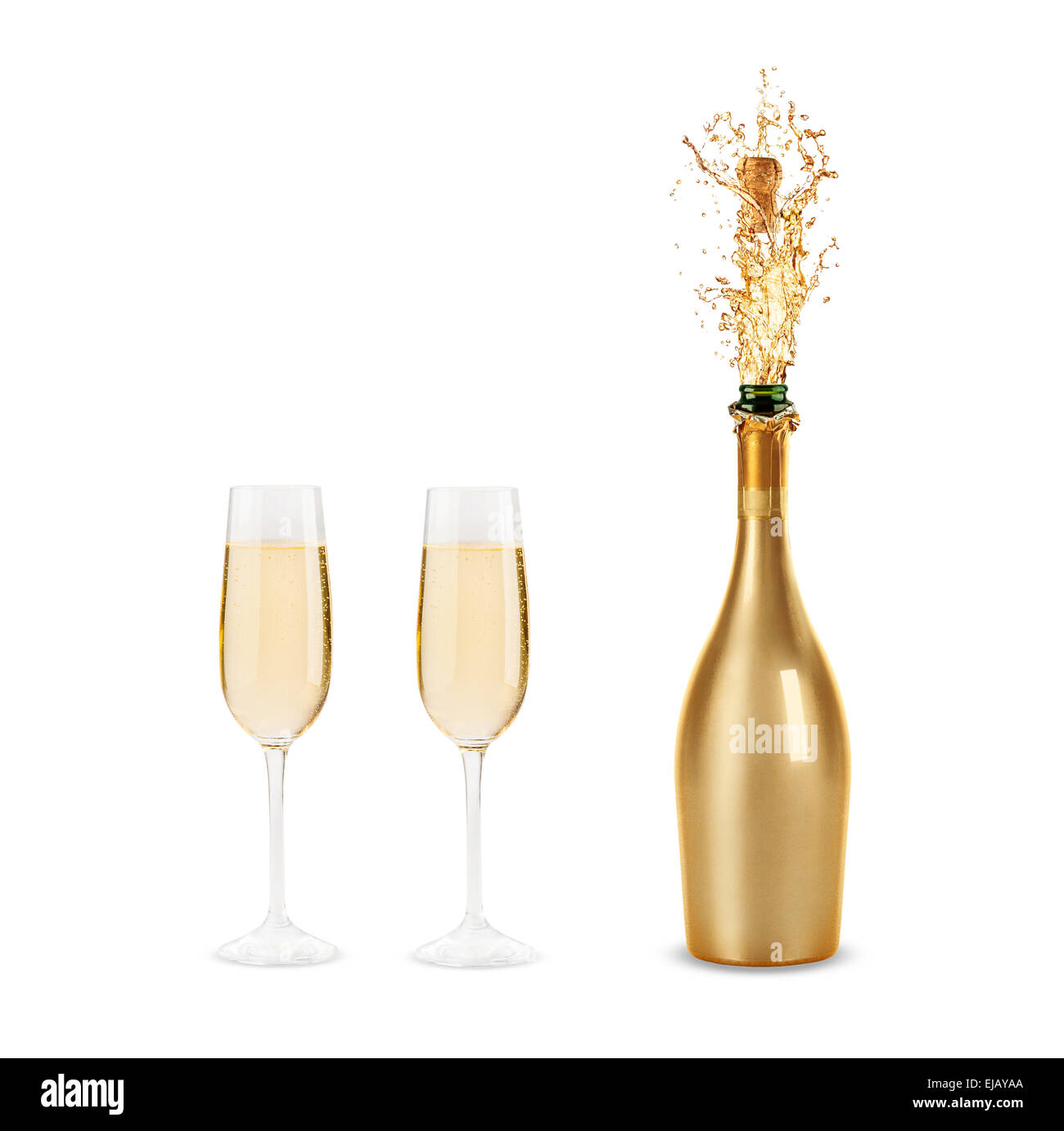 bottle of champagne Stock Photo - Alamy