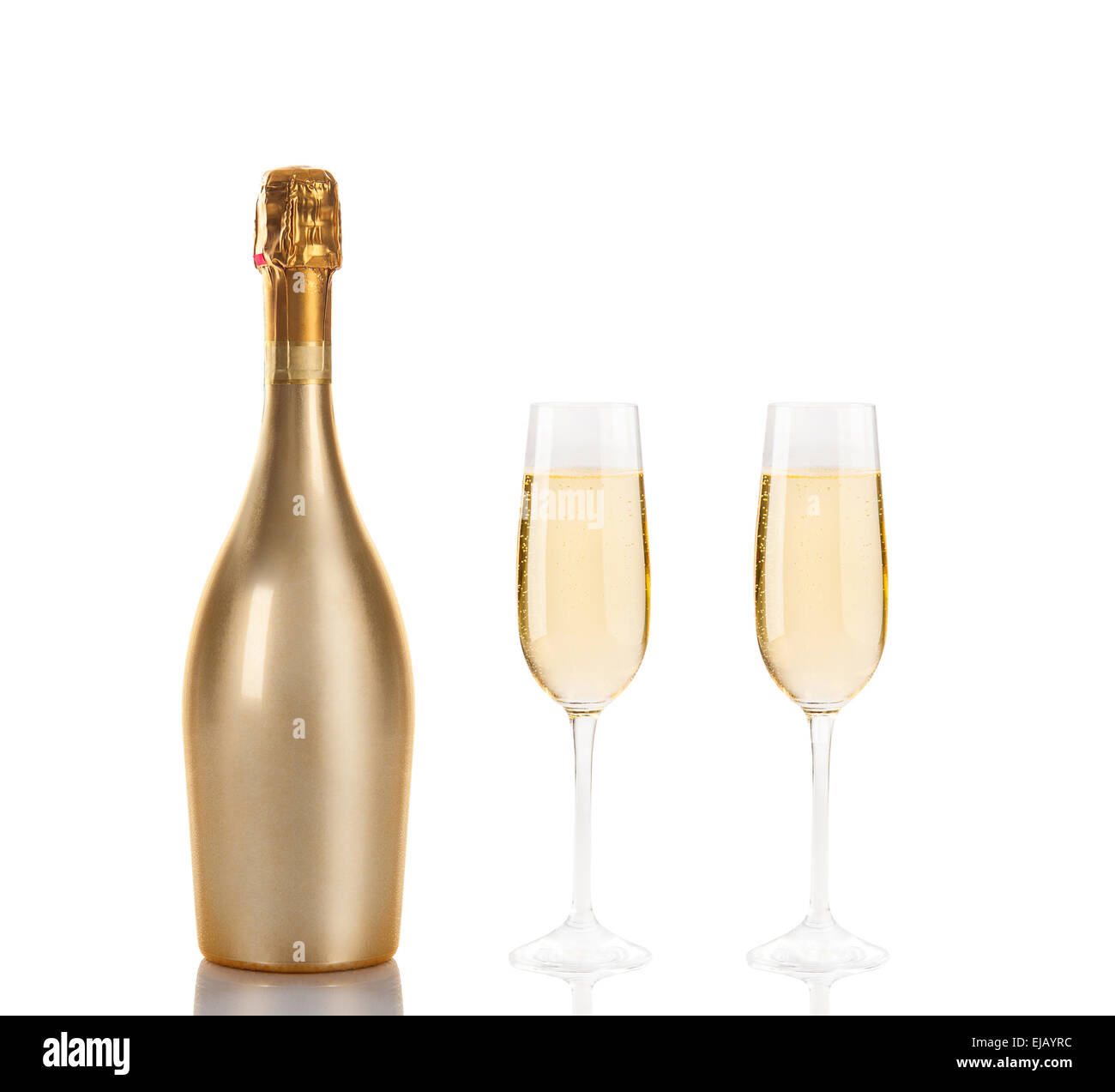 bottle of champagne Stock Photo - Alamy