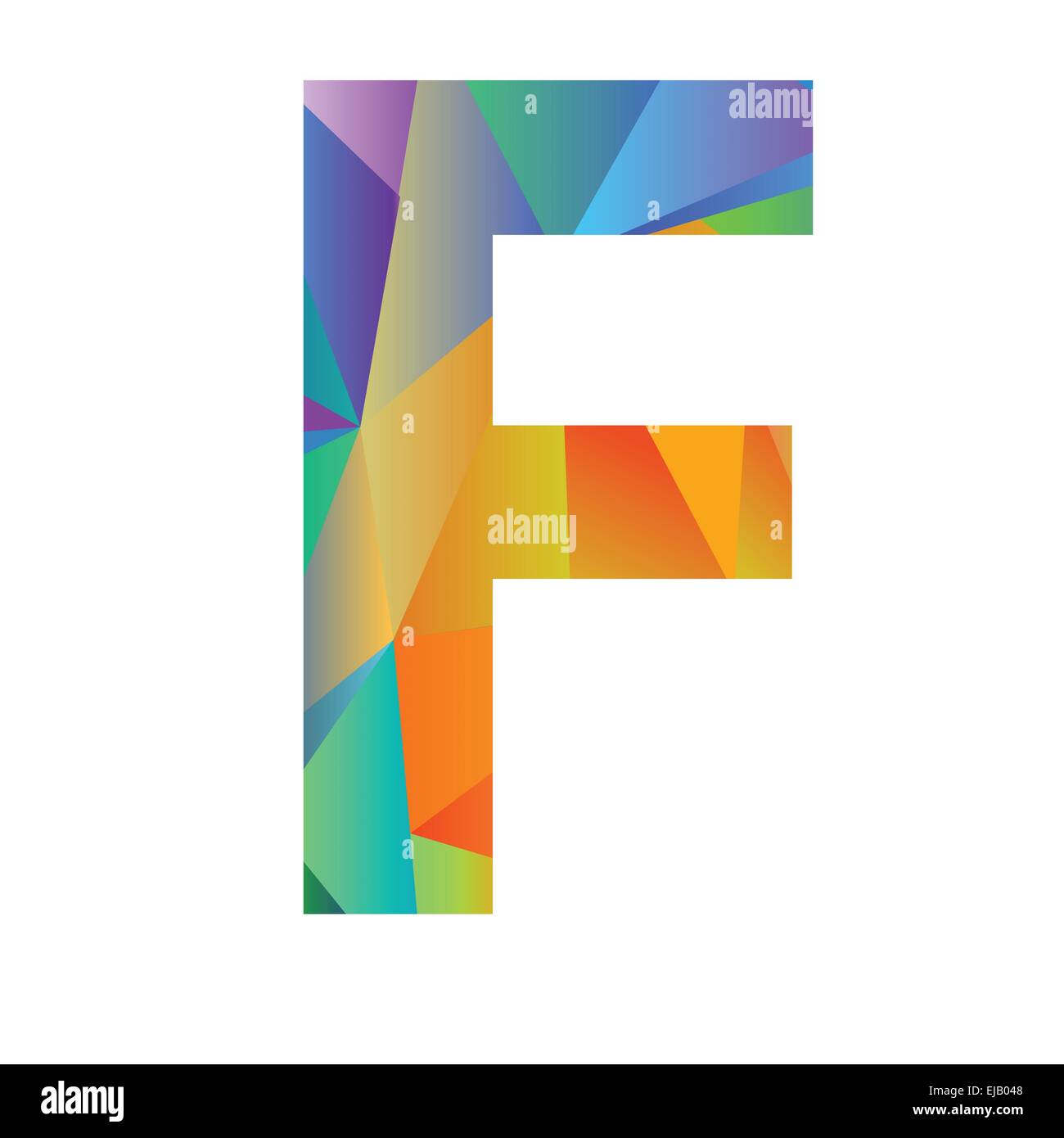 letter of different colors Stock Photo - Alamy
