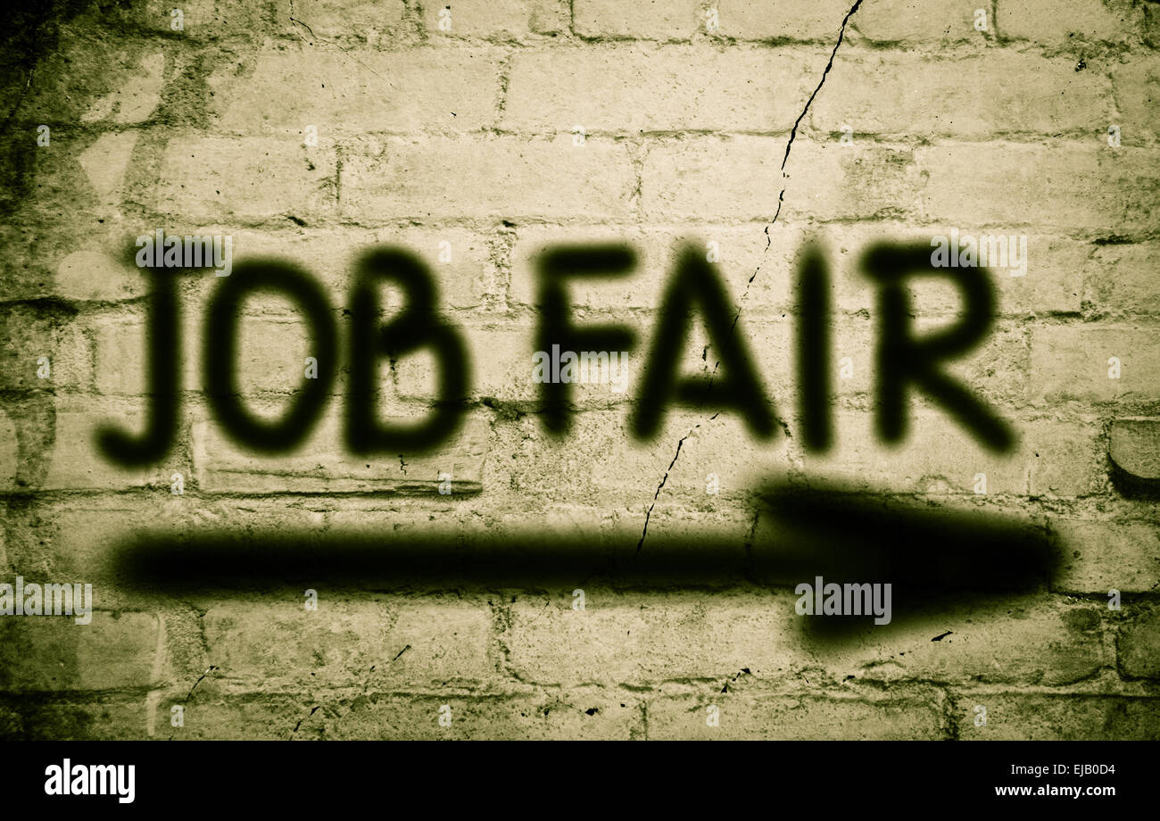 Job Fair Concept Stock Photo - Alamy