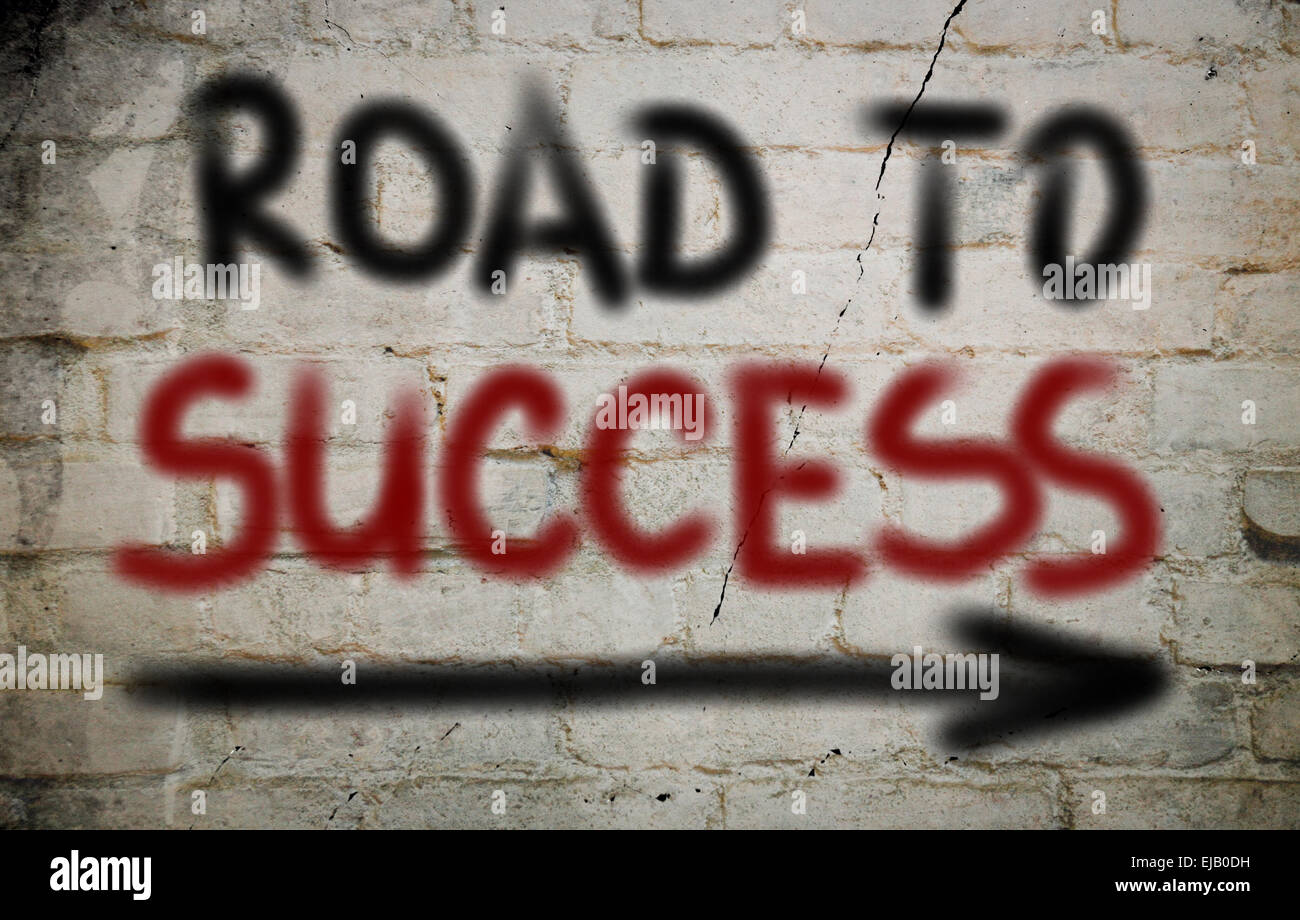 Road To Success Concept Stock Photo - Alamy
