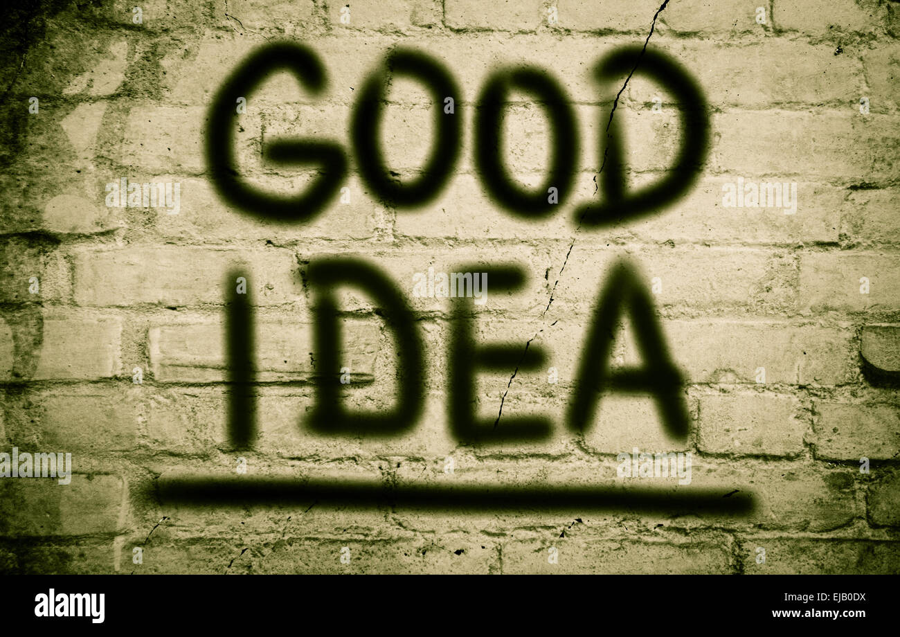 Good Idea Concept Stock Photo - Alamy
