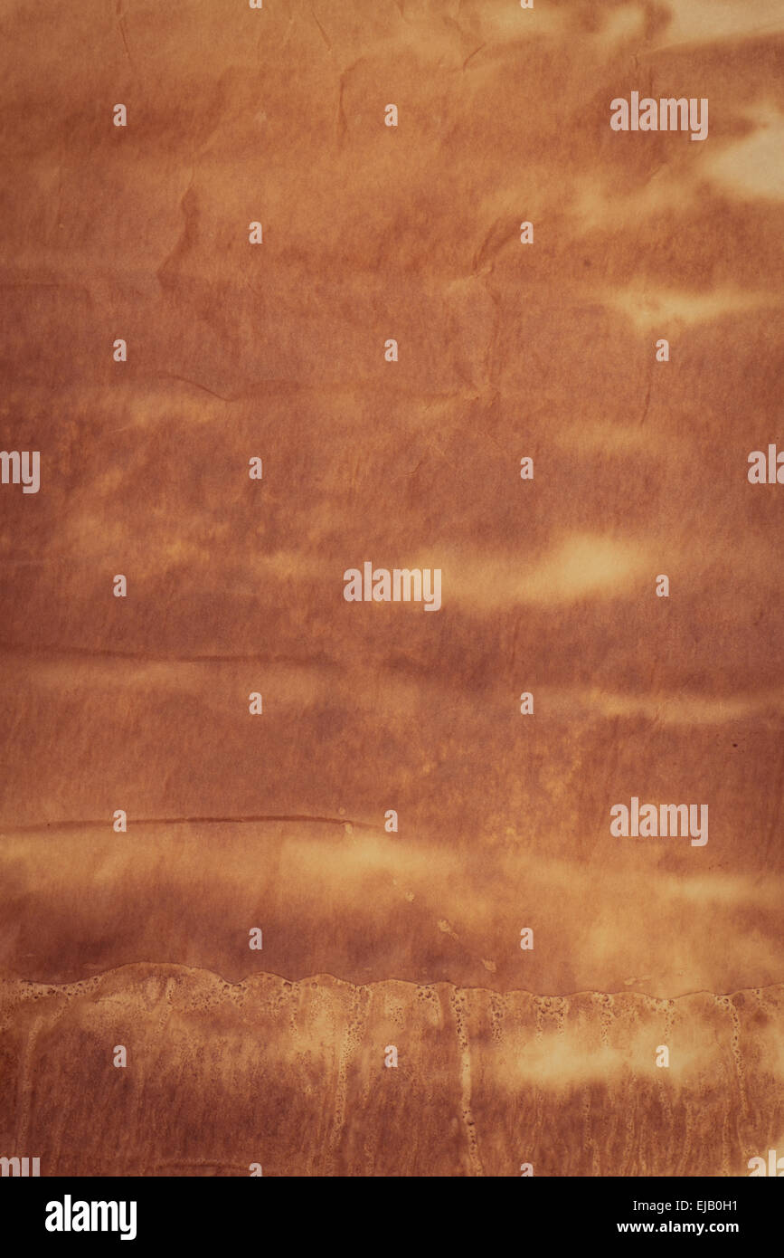 Closeup detail of old brown paper texture Stock Photo - Alamy