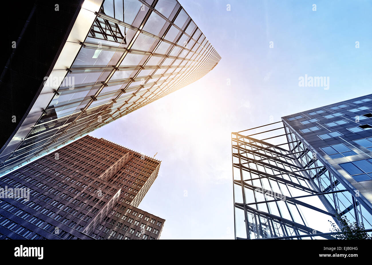 modern office towers Stock Photo - Alamy