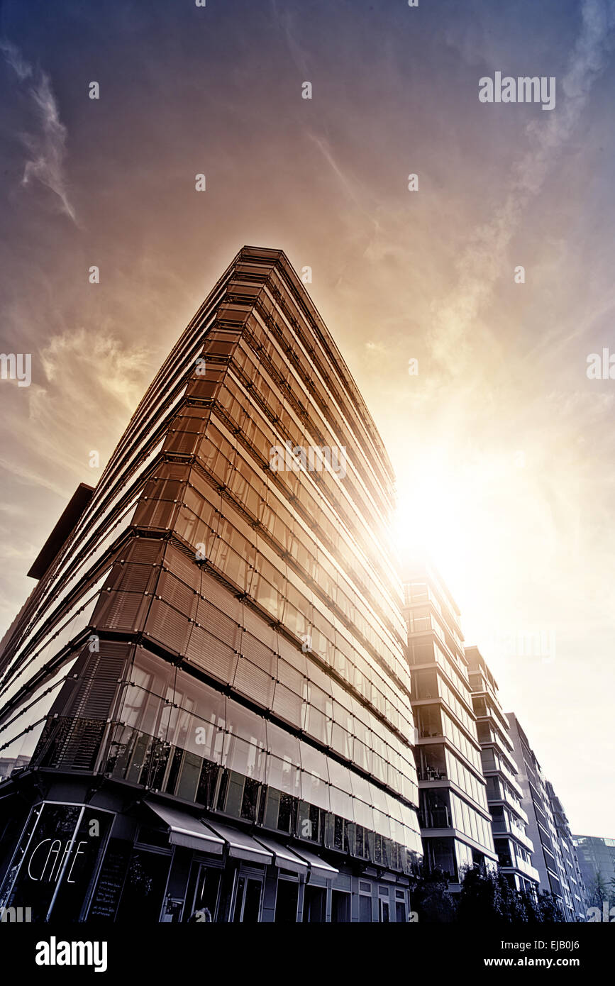 Office tower complex hi-res stock photography and images - Alamy