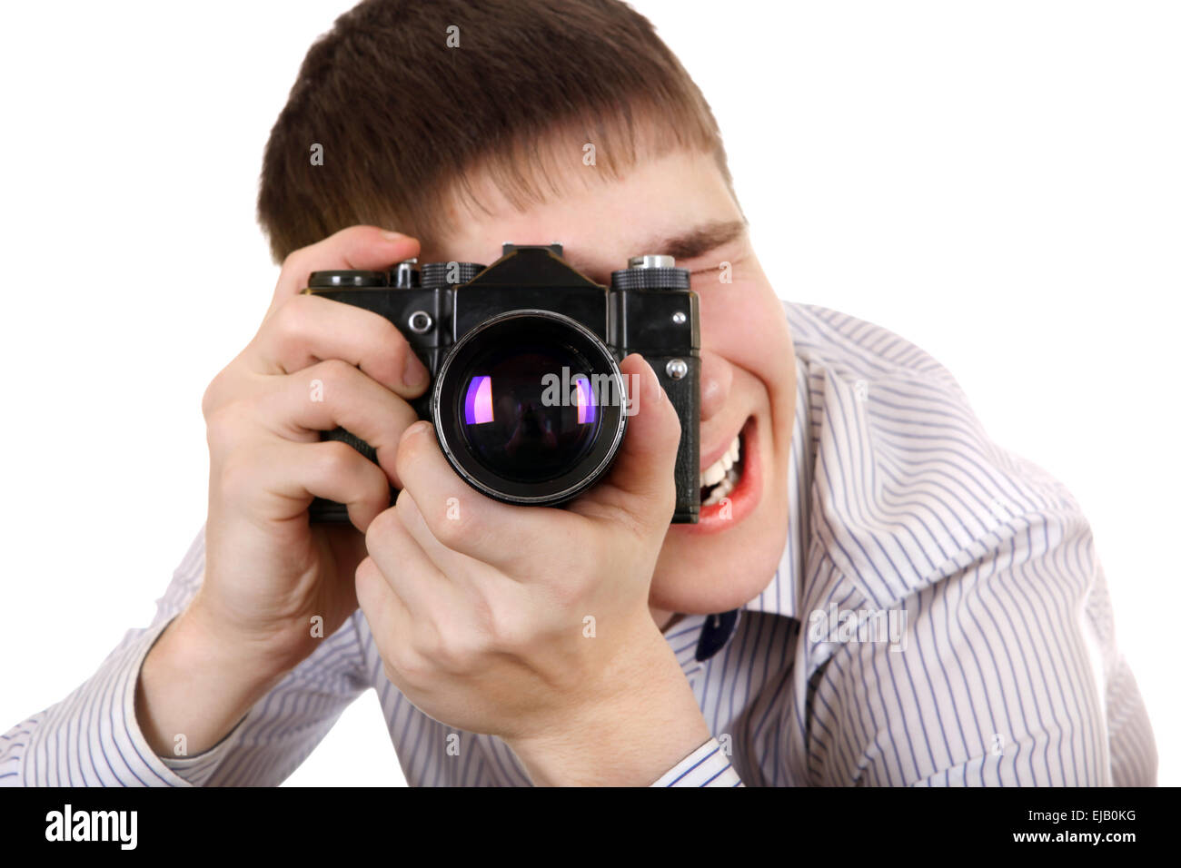 Teenager film camera hi-res stock photography and images - Alamy