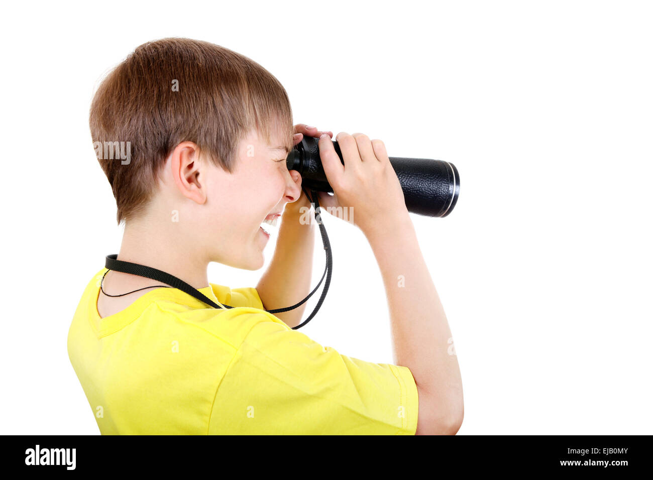 Kid with Monocle Stock Photo - Alamy