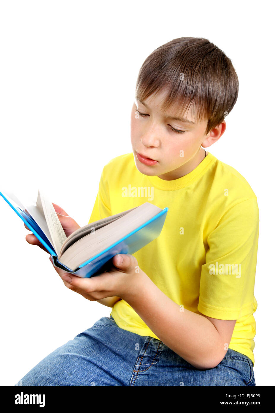 Schoolboy with dictionary hi-res stock photography and images - Alamy