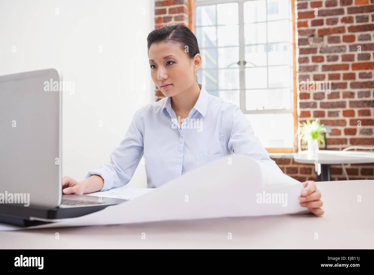 Businessman female architect using hi-res stock photography and images ...