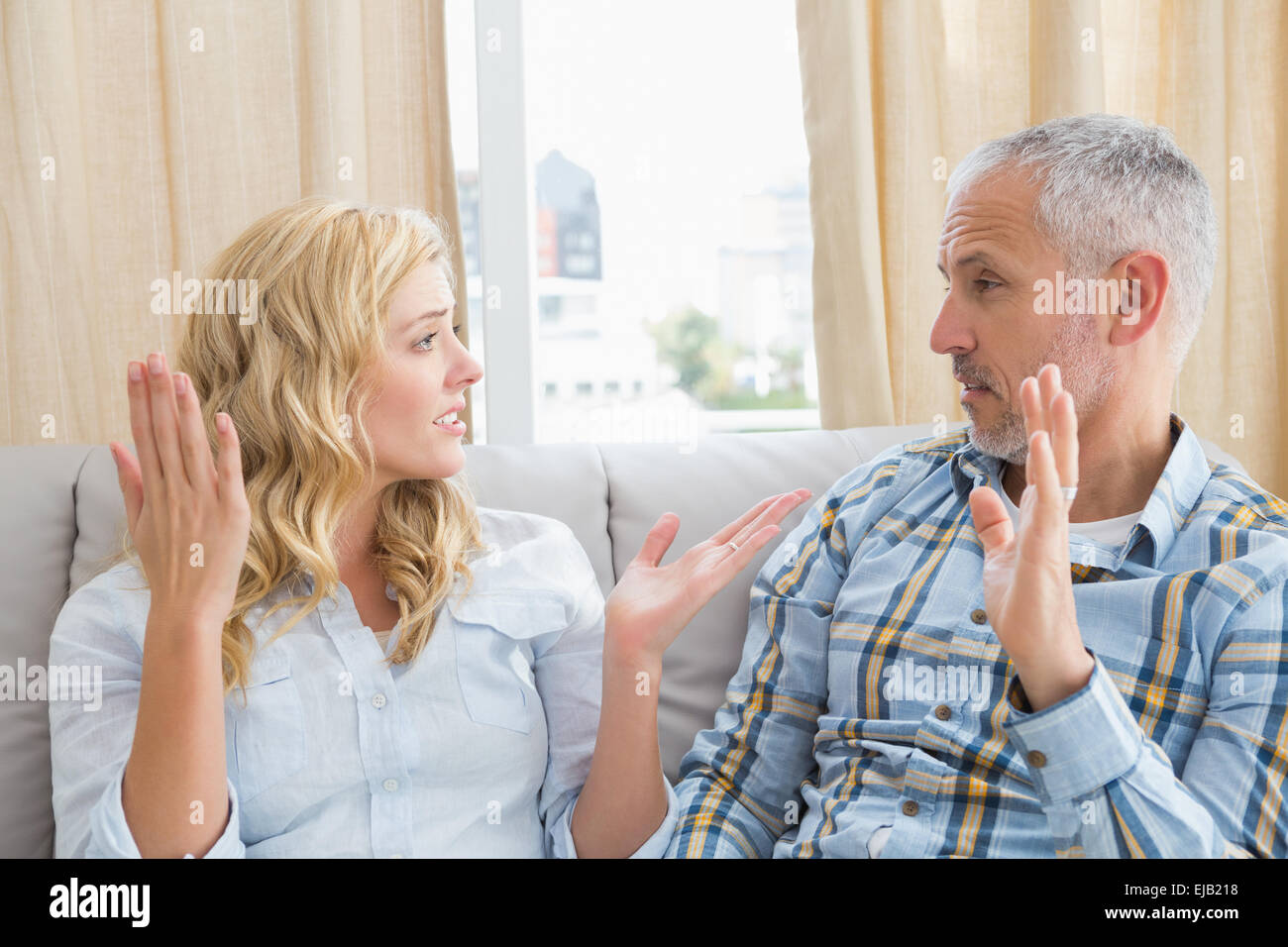 Young couple arguing fighting on hi-res stock photography and images ...