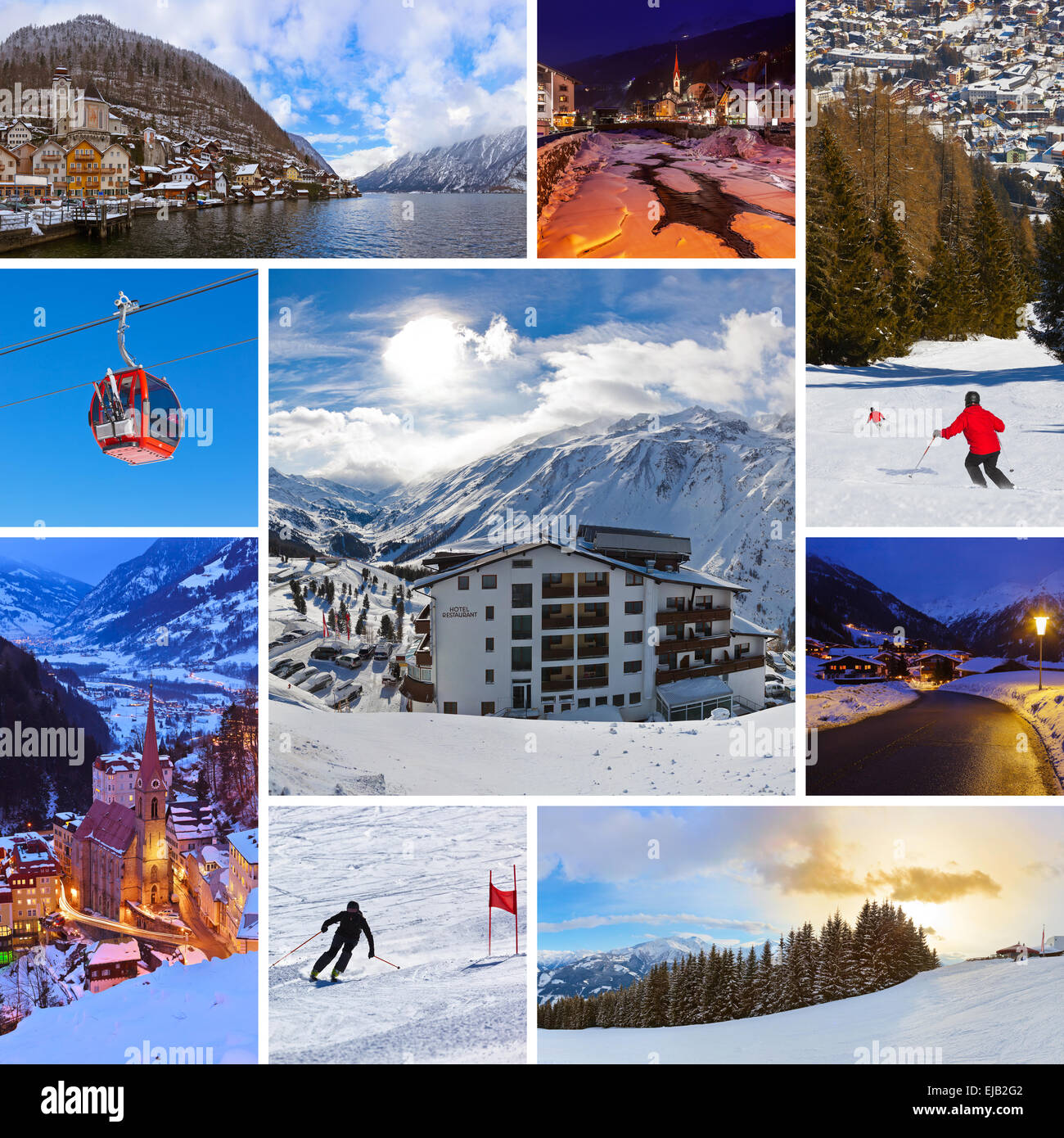 Collage of Austria images Stock Photo - Alamy