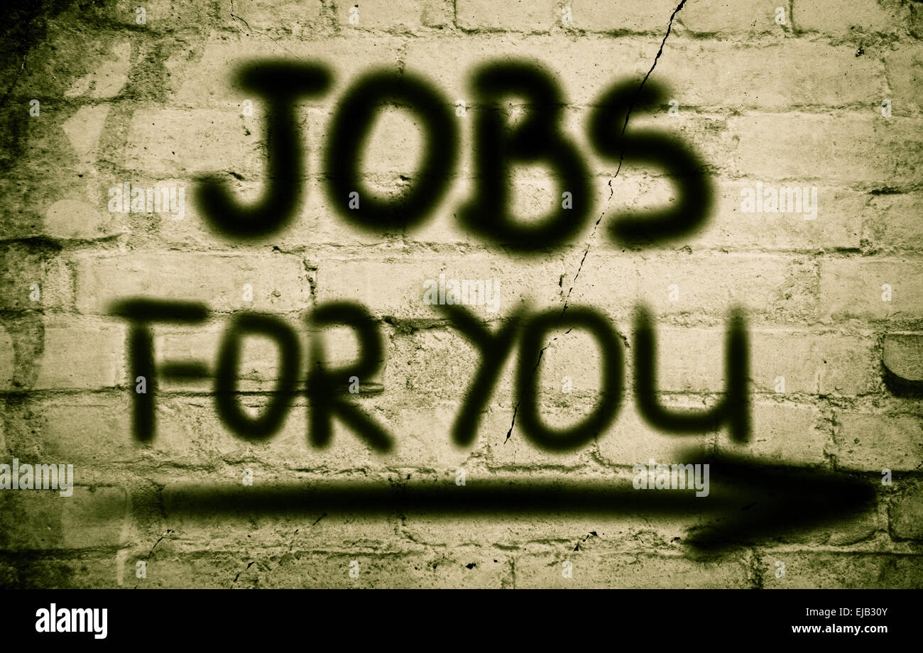 Jobs For You Concept Stock Photo - Alamy
