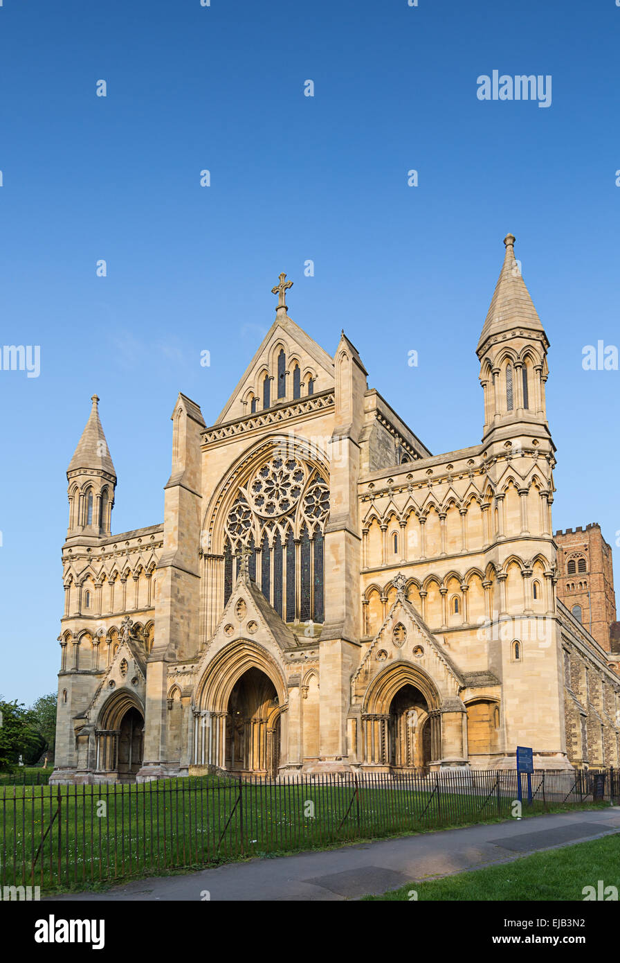 Cathedral and Abbey Church of Saint Alban in St.Albans england united ...