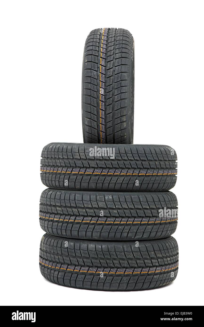 Tire sets Cut Out Stock Images & Pictures - Alamy