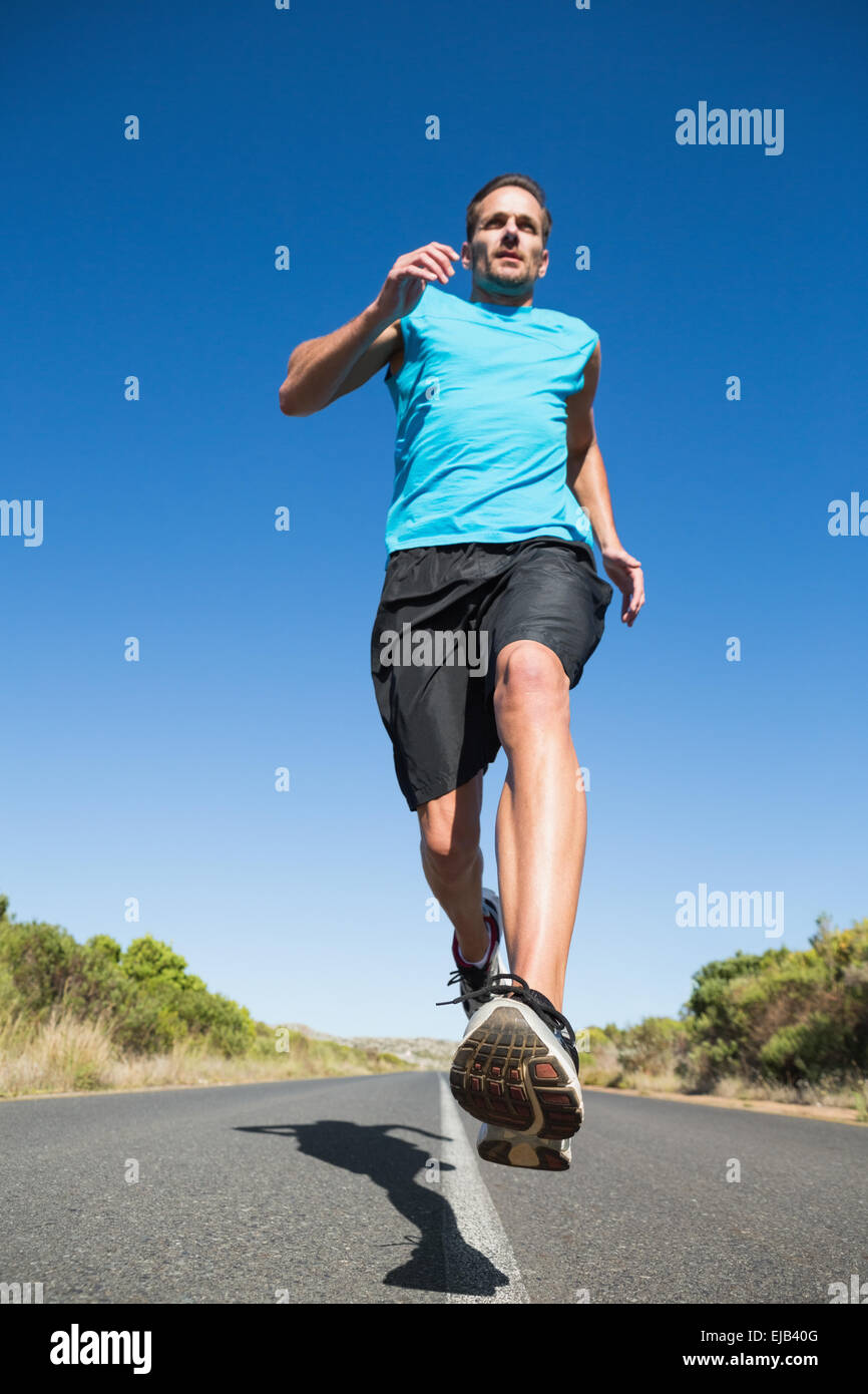 Man running on open hi-res stock photography and images - Alamy
