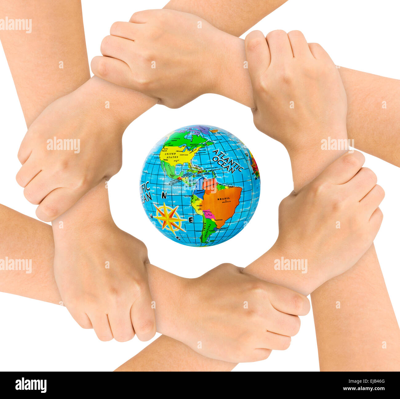 Hands and globe Stock Photo - Alamy Hands and globe Stock Photo - Alamy