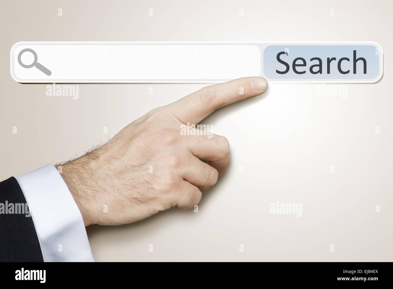 Blank search bar button hi-res stock photography and images - Alamy