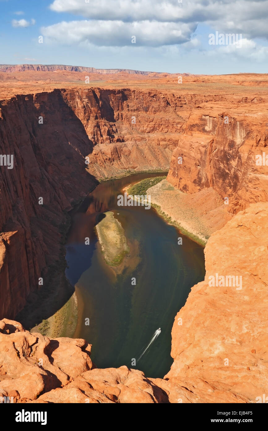 The famous Horseshoe Canyon Stock Photo - Alamy