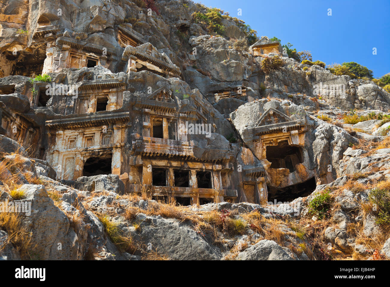 Ancient town in Myra, Turkey Stock Photo - Alamy