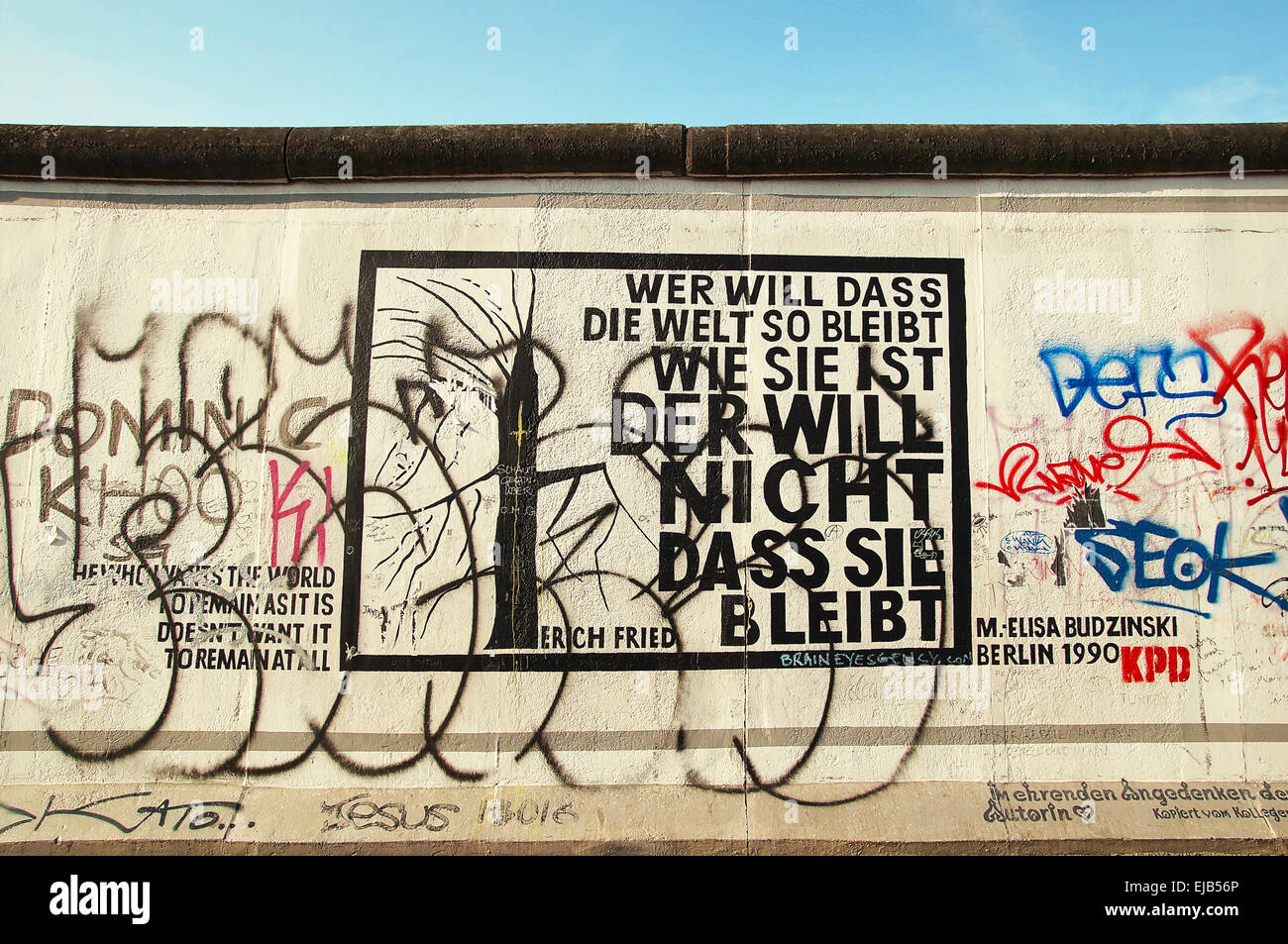 East Side Gallery Berlin Germany Stock Photo - Alamy