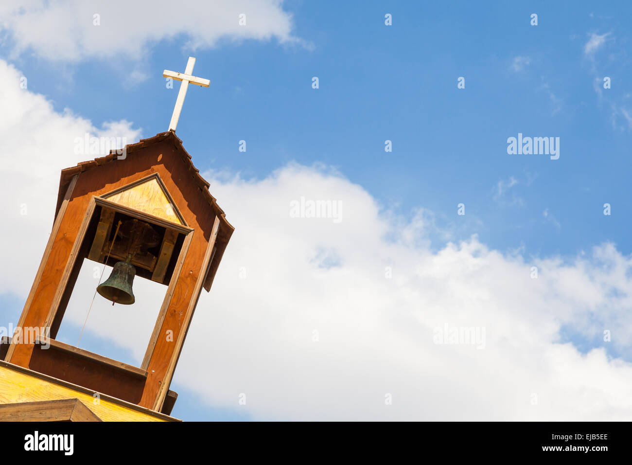 Old spanish tower brass bell hi-res stock photography and images - Alamy