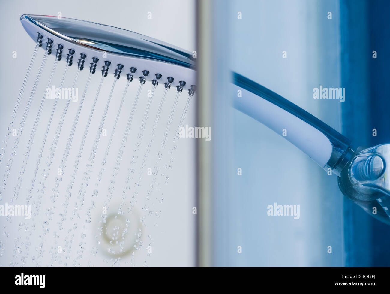 Shower in a bathroom Stock Photo - Alamy