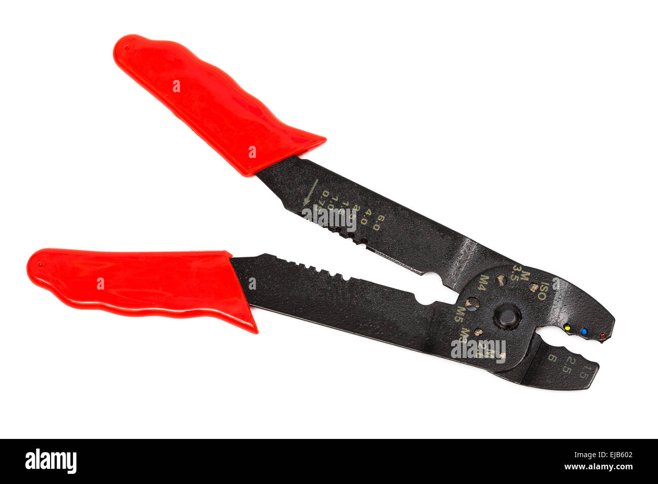 Red black wire with wire stripper hi-res stock photography and images ...