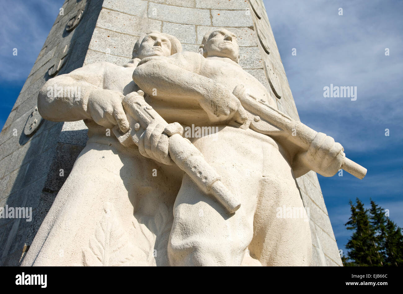 MAQUIS FRENCH RESISTANCE MONUMENT MONT-MOUCHET MARGERIDE FOREST CANTAL ...