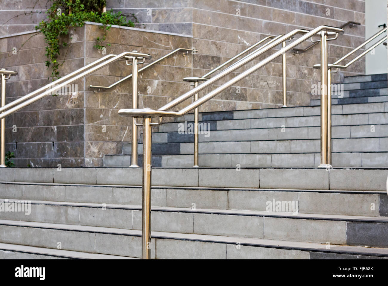 Stainless steel railings Stock Photo - Alamy