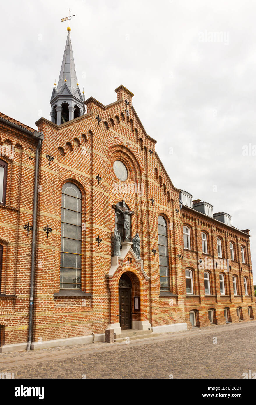 Entrance to St. Knuds Stock Photo - Alamy