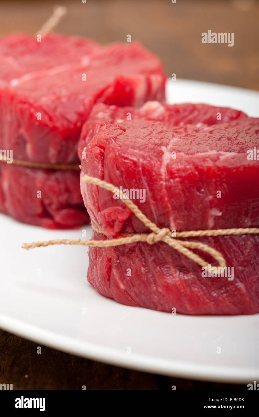 raw beef filet mignon Stock Photo - Alamy