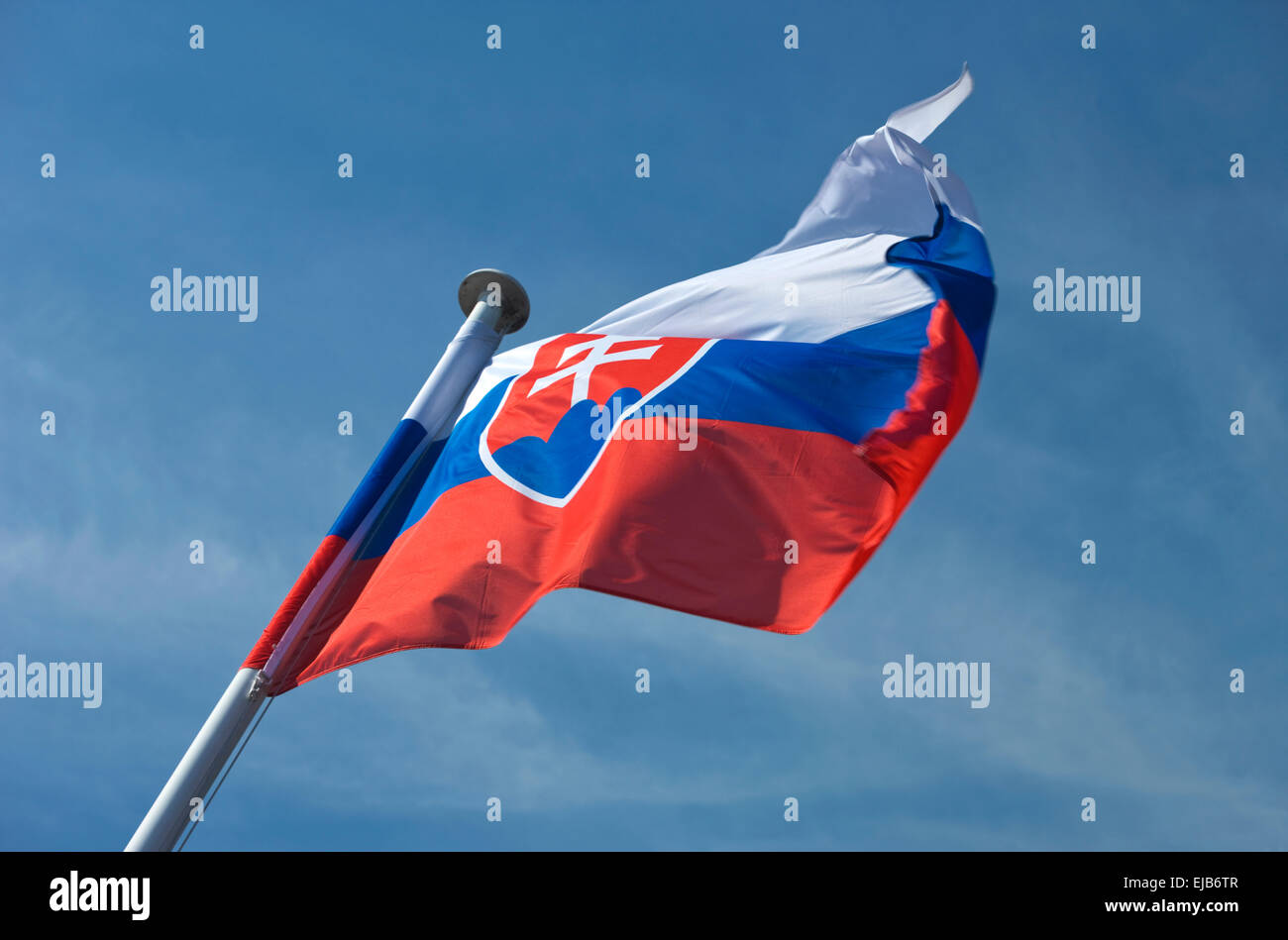 Slovakian flag hi-res stock photography and images - Alamy